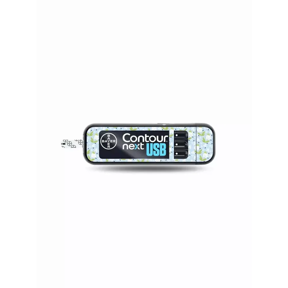 Contour Next USB Glucose Meter Stickers - Spring Collection– Kaio-Dia